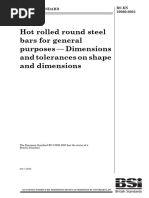 En 10060 - Tolerances | PDF | Engineering Tolerance | Steel