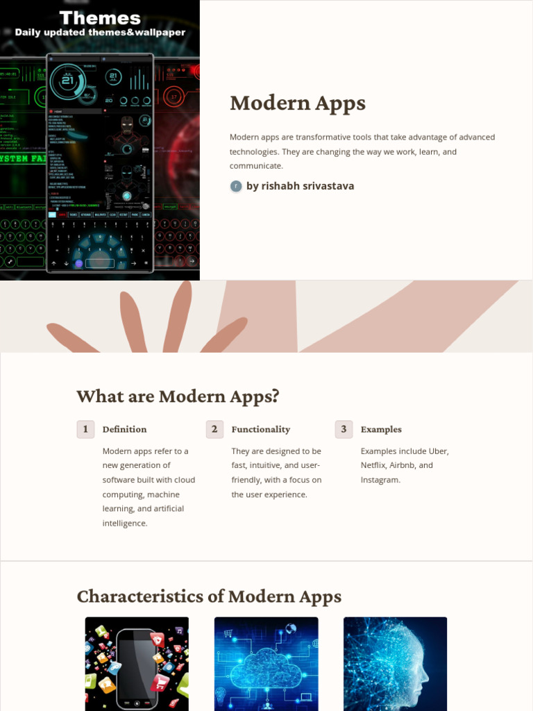 Modern Apps | PDF | Mobile App | Cloud Computing