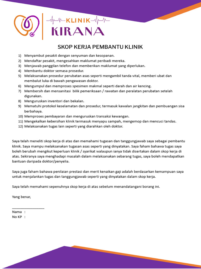Skop Kerja | PDF