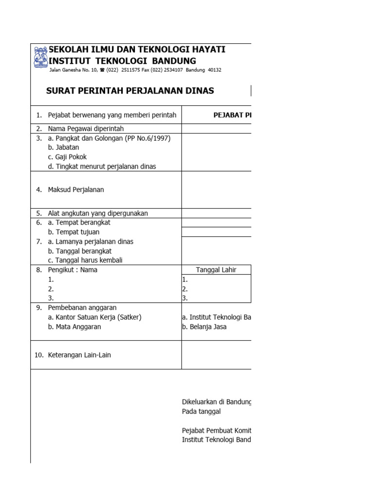 Format SPPD 2024 | PDF