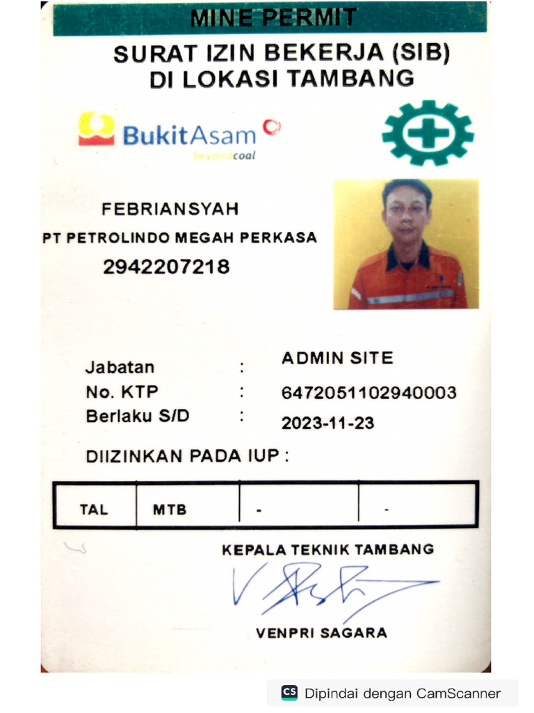 Mine Permit - Febriansyah | PDF