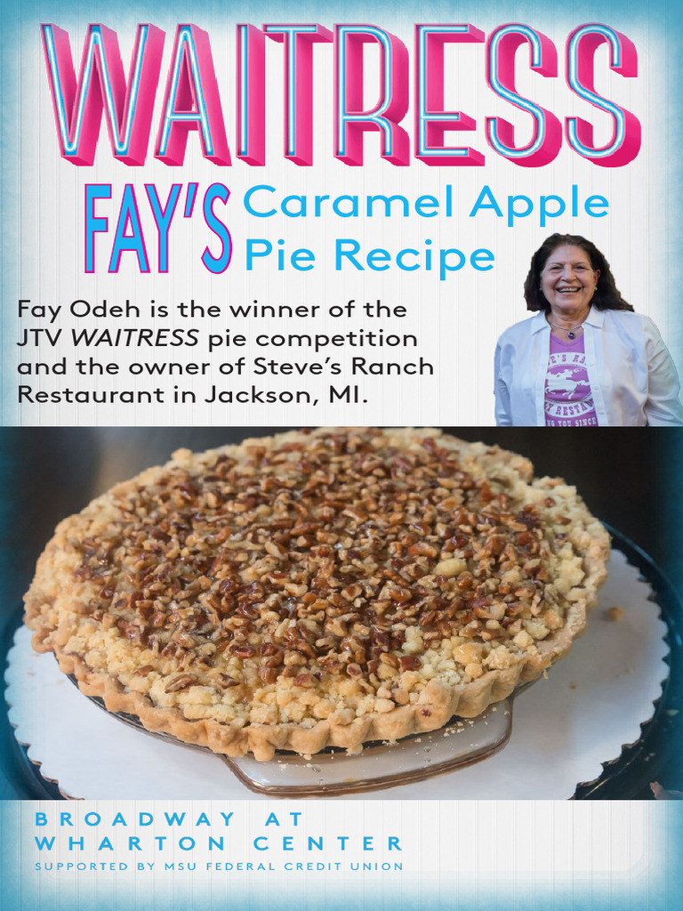 Waitress Pie Recipe Cookbook insertPROOF | PDF