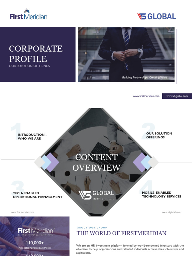 V5 Corporate Deck - V2.4 | PDF | Retail | Payroll