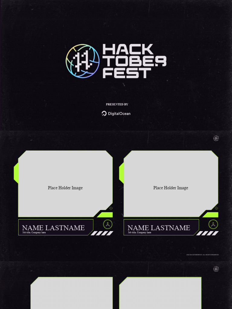 Hacktoberfest - Presentation Template 2022 Event Kit | PDF