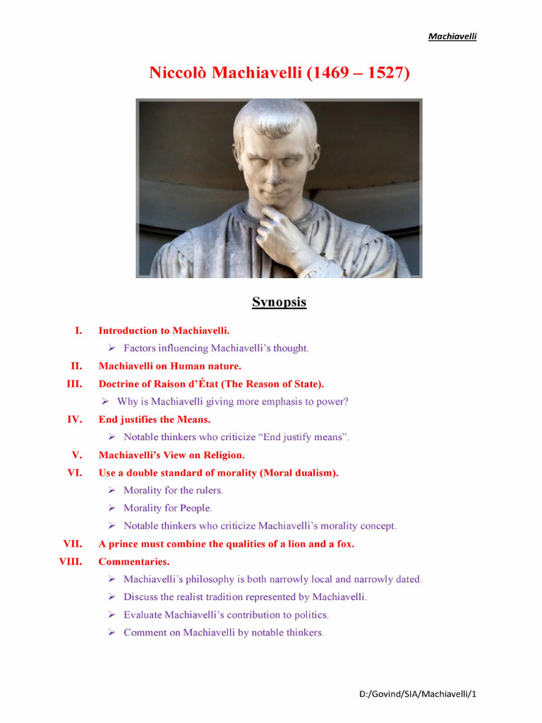 Machiavelli Pdf