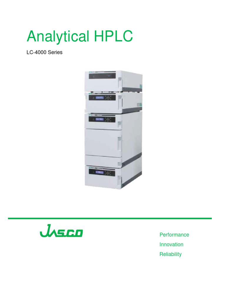 LC 4000 HPLC Novo | PDF | High Performance Liquid Chromatography ...