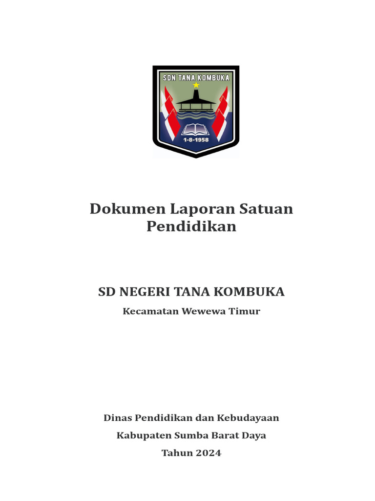 Laporan Satuan Pendidikan SD | PDF