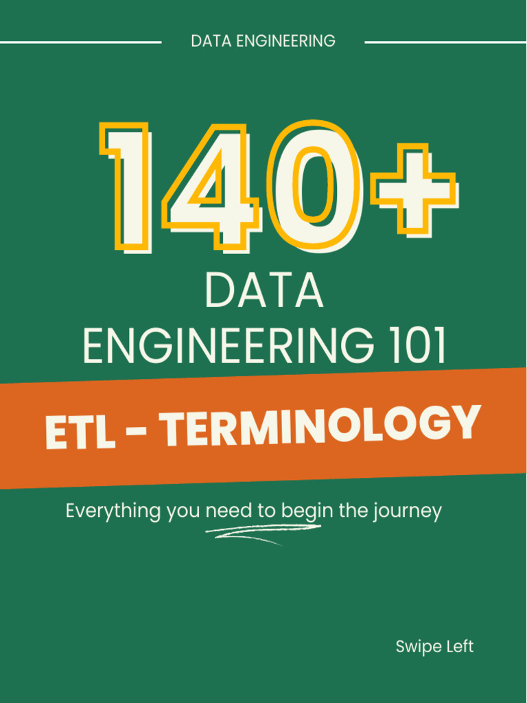 Data Engineering 101 ETL Terminology 1717401904 | PDF | Data Warehouse | Information Management