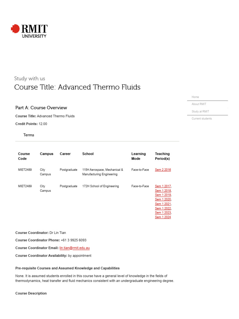 Advanced Thermo Fluids | PDF | Engineering | Learning