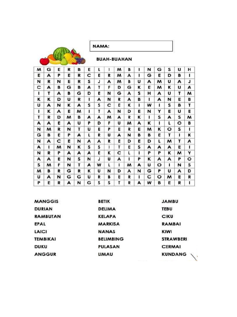 Cari Perkataan | PDF