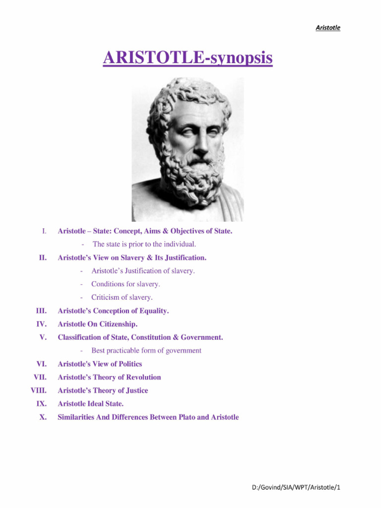 ARISTOTLE | PDF