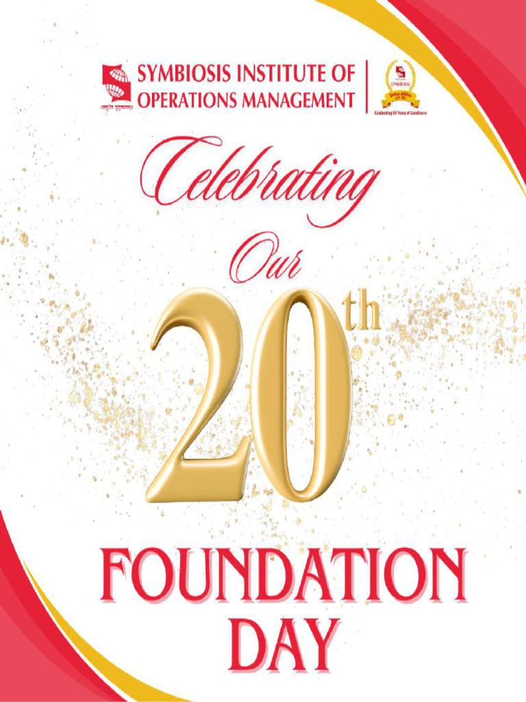 20Th Foundation Day | PDF