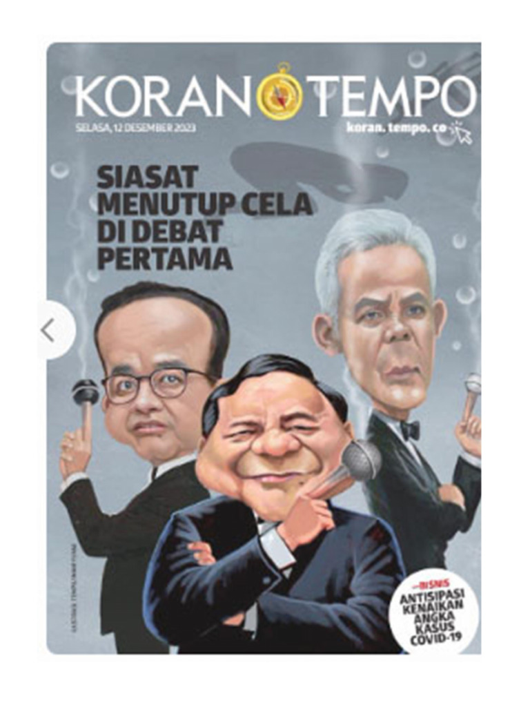 Koran Tempo 12122023 | PDF