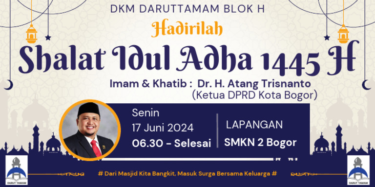 Banner Hadirilah Sholat Idul Adha 2024 (120 × 600) PDF | PDF