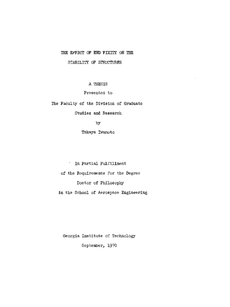 Iwamoto Takaya 197012 PHD 259653 | PDF | Buckling | Beam (Structure)