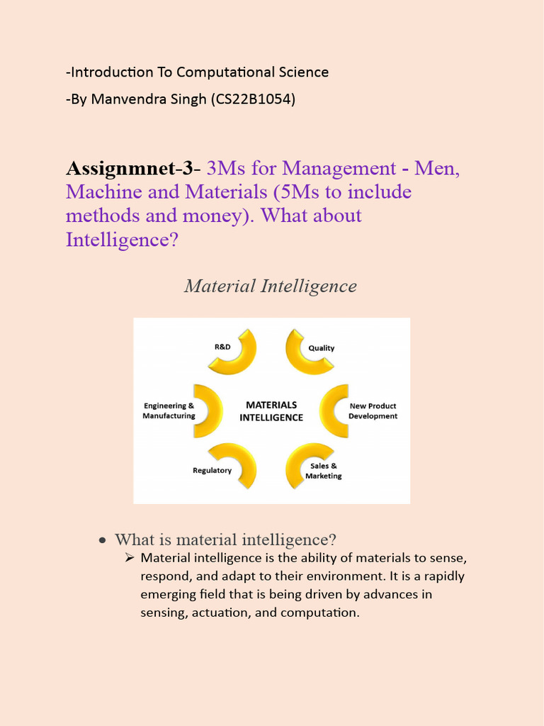 Material Intelligence | PDF | Engineering | Science