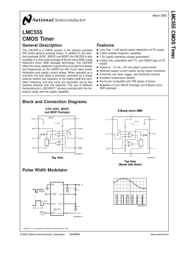 IC_LMC555 | Electronic Circuits | Computer Engineering