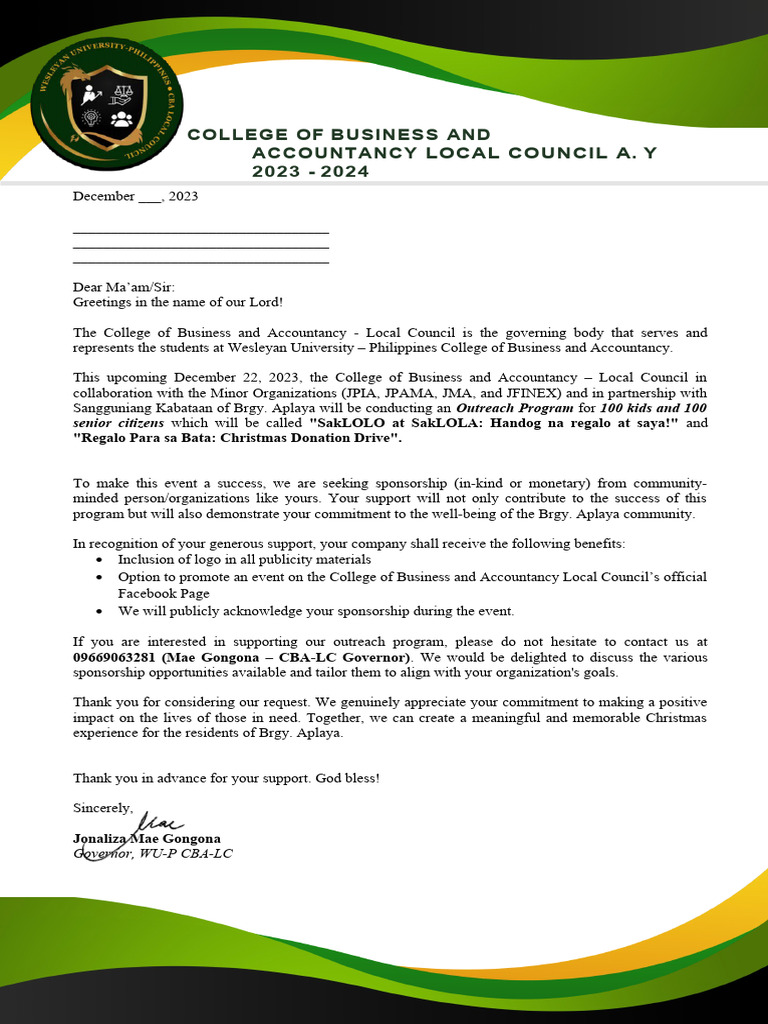 Sponsorship-Letter-for-Outreach-Program-1 | PDF