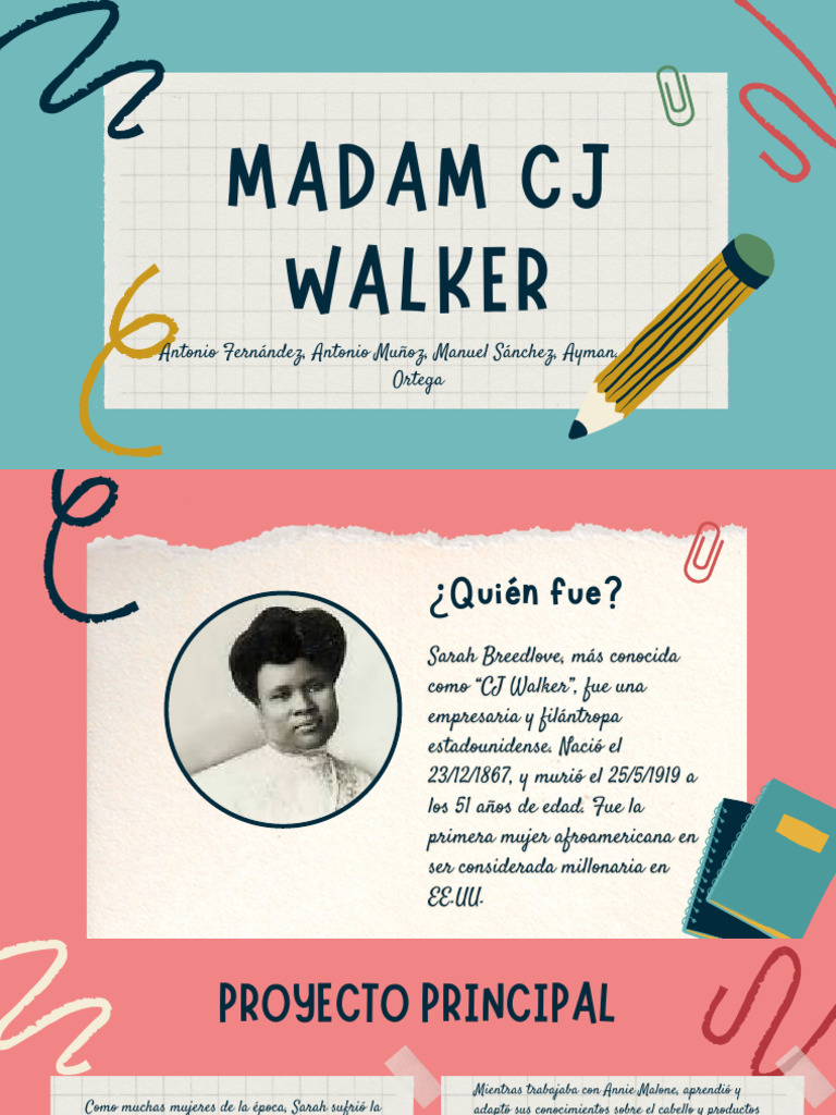 Productos de cabello de Madam C.J. Walker | PDF