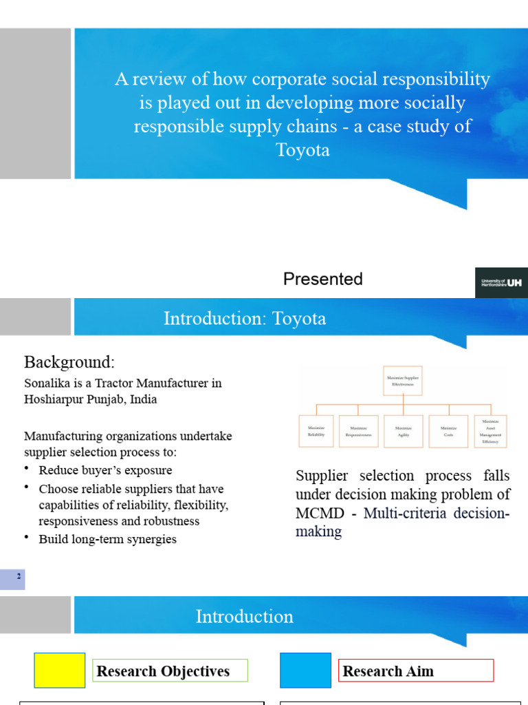 Nihal PPT Final (1) | Download Free PDF | Supply Chain | Eigenvalues And Eigenvectors