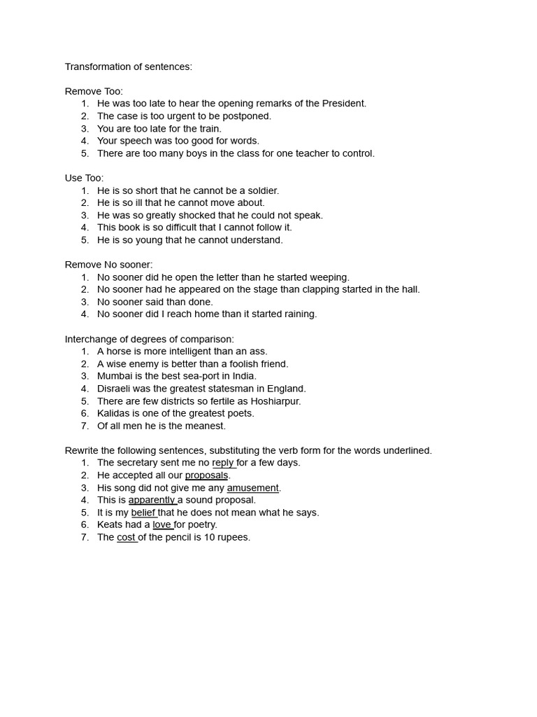 Transformation | PDF