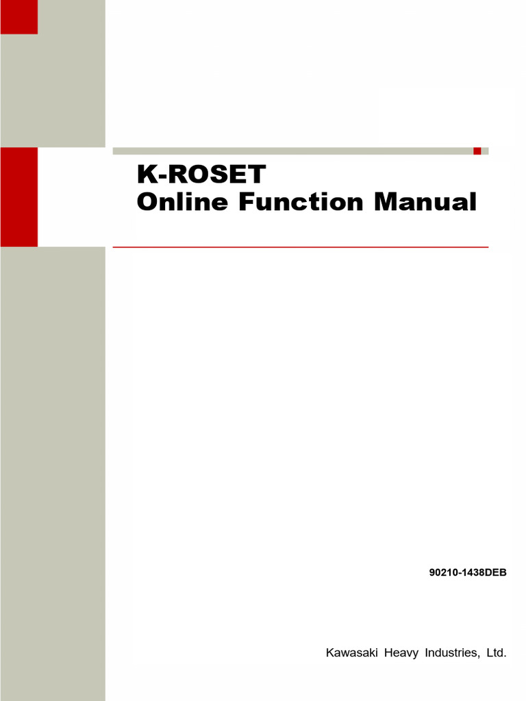 (K ROSET) (Online - Function - Manual) (E) | PDF | Computer Network ...
