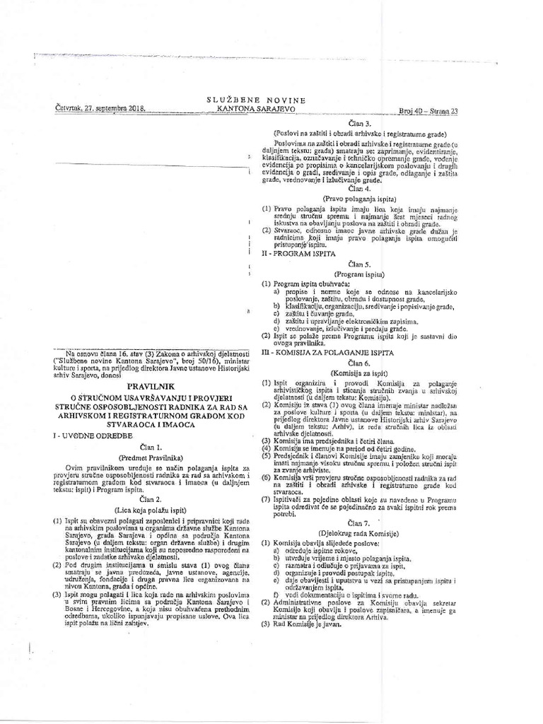 Pravilnik o Strucnom Usavrsavanju | PDF