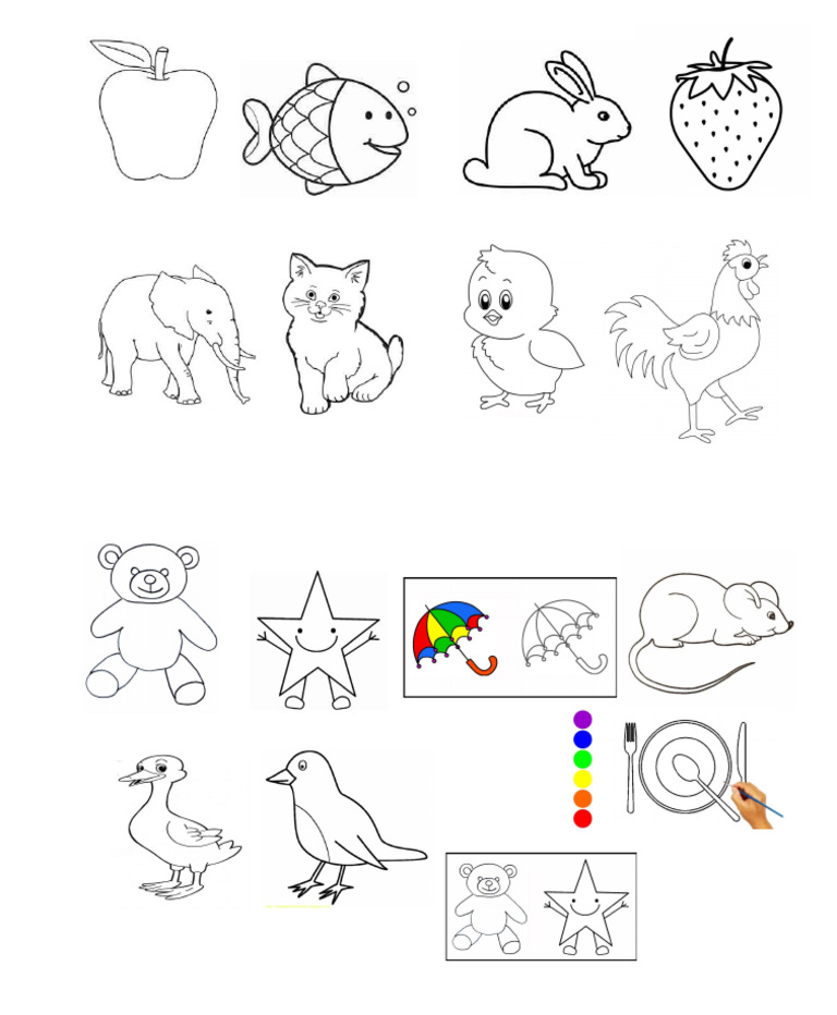 Format MEWARNAI GAMBAR Untuk Anak Balita | PDF