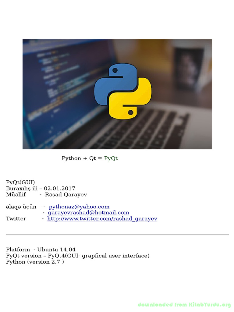 [Kitabyurdu.az] Pyqt | PDF
