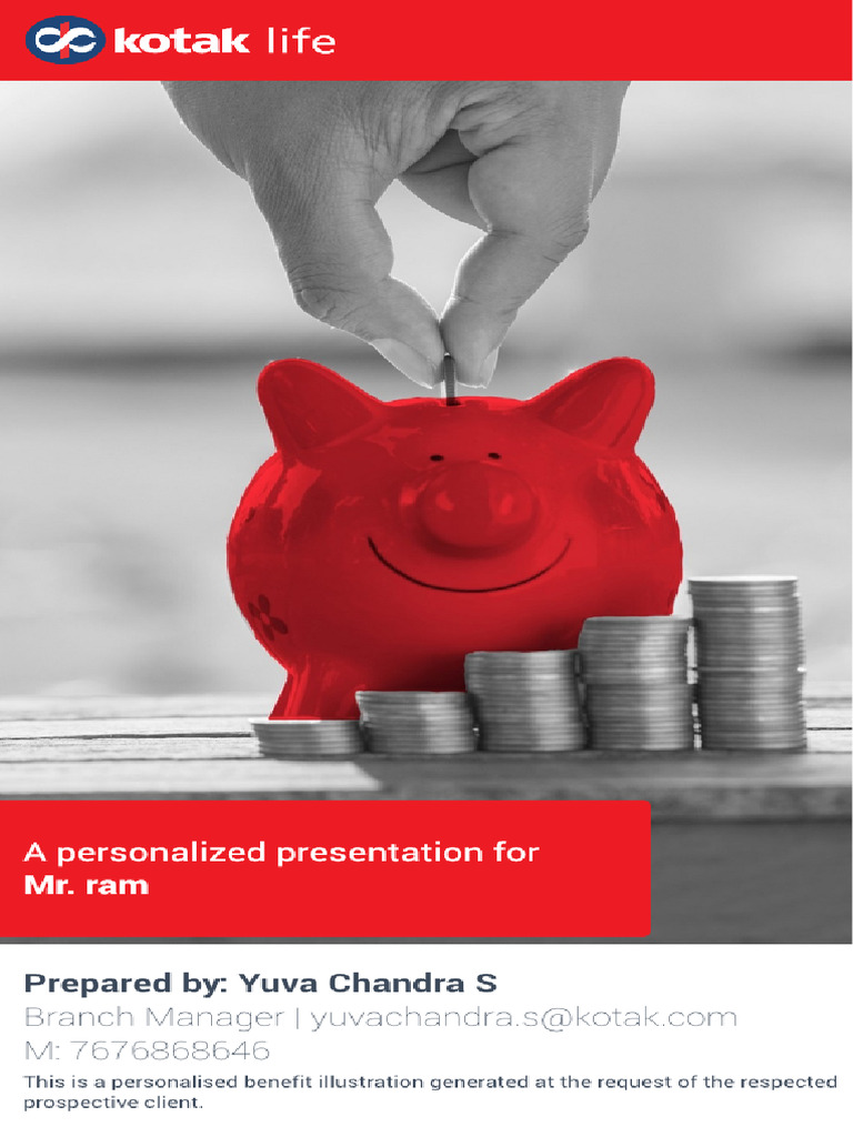 kotak life plan | PDF