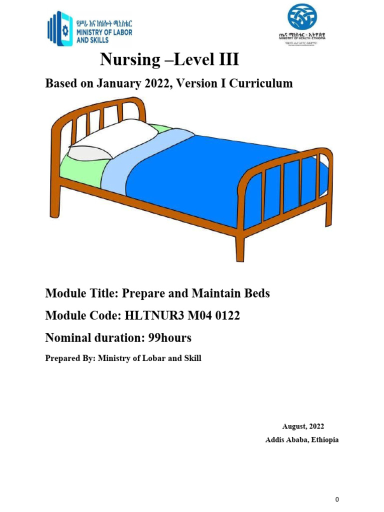 Bed Making Training Curriculum Guide | PDF | Personal Protective ...