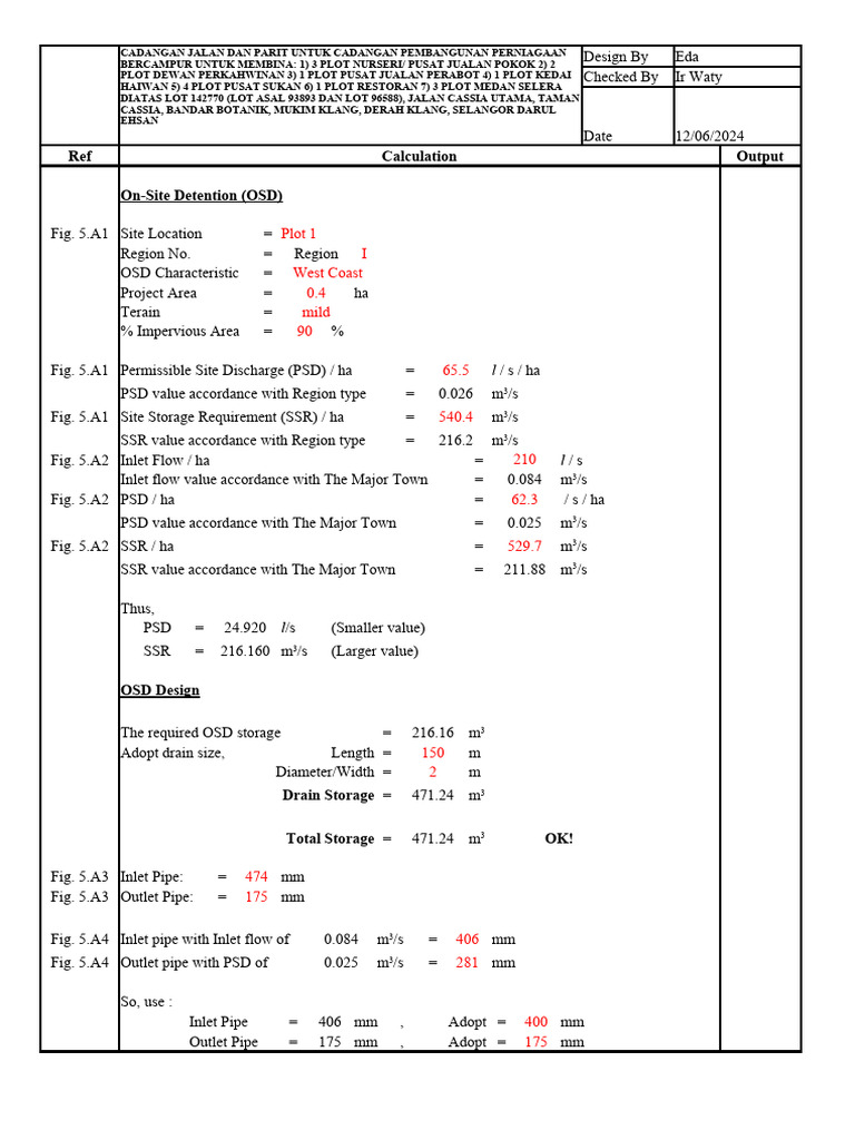OSD Calculation | PDF