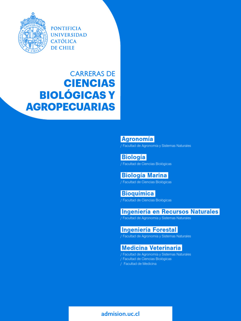 Brochure-Ciencias-Biologicas-y-Agropecuarias | PDF | Biología ...