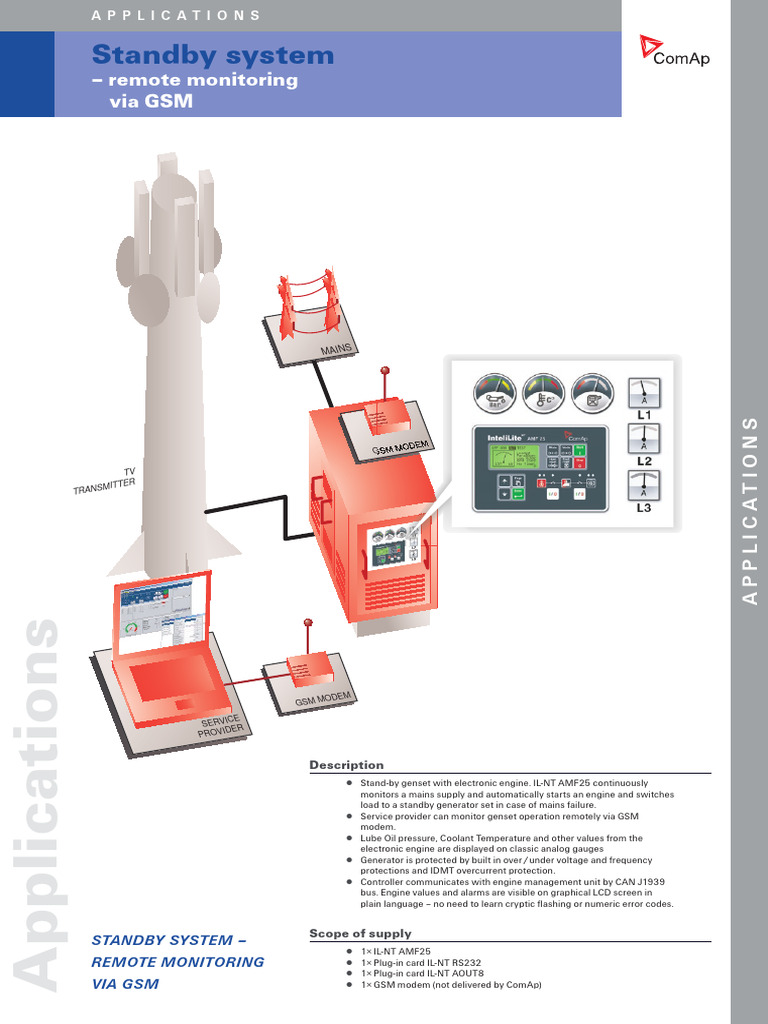 Remote Monitoring for Standby Generators | PDF | Electrical Engineering ...