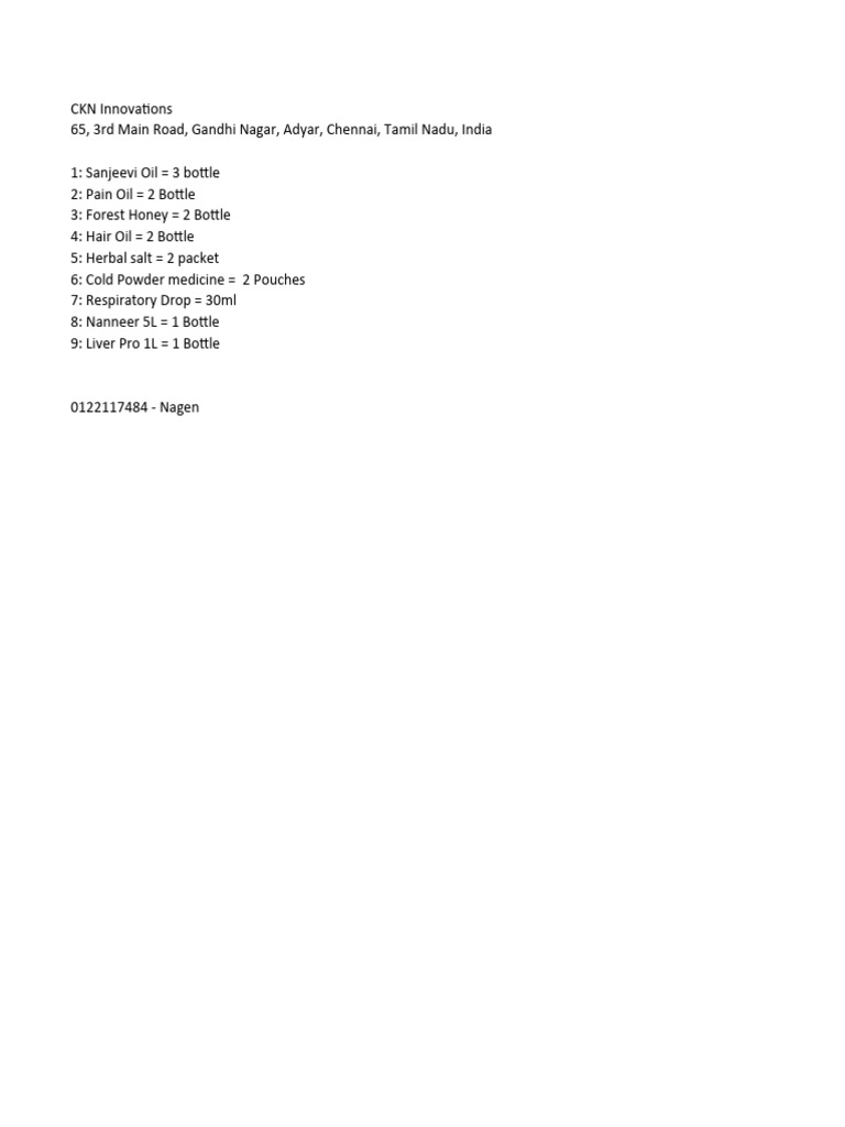DR CKN | PDF