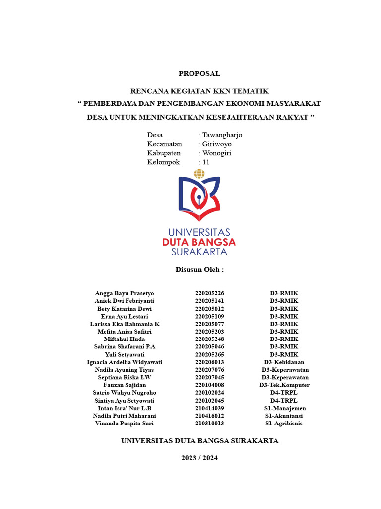 Proposal Proker Besar | PDF