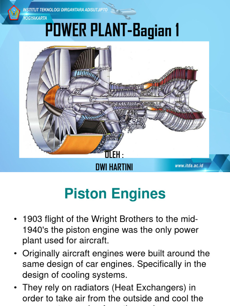 Bab 6. Komponen POWER PLANT (Pertemuan 12) | PDF | Internal Combustion ...
