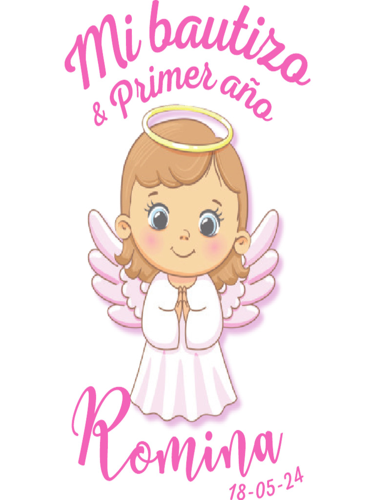 MI BAUTIZO PEIMER AÑO 16 x 8 cm | PDF