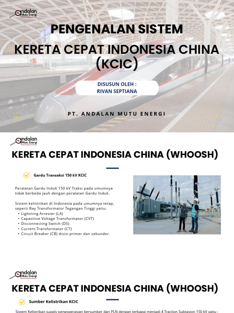 Sistem Trafo KCIC untuk Kereta Cepat | PDF
