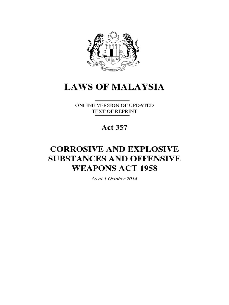 Act 357 | PDF | Search Warrant | Justice