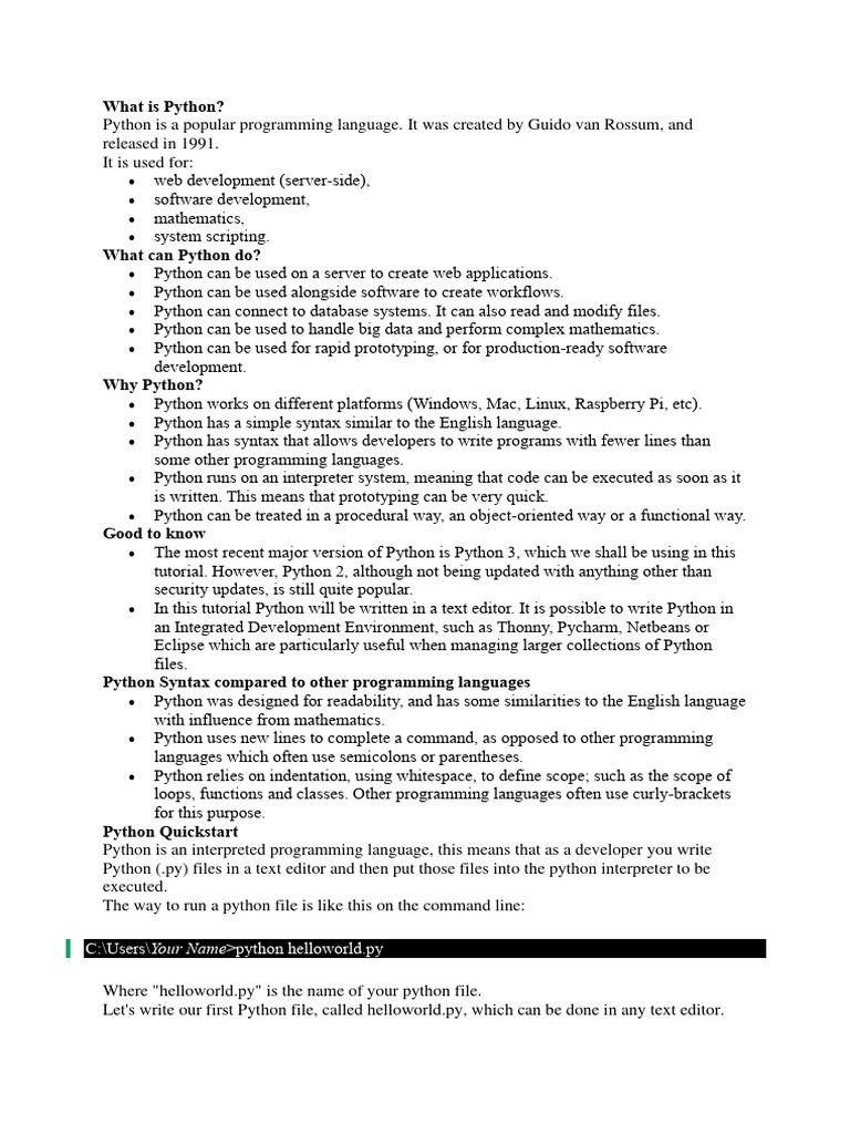 Computing Tools For Physics Notes Download Free Pdf Python Programming Language Integer