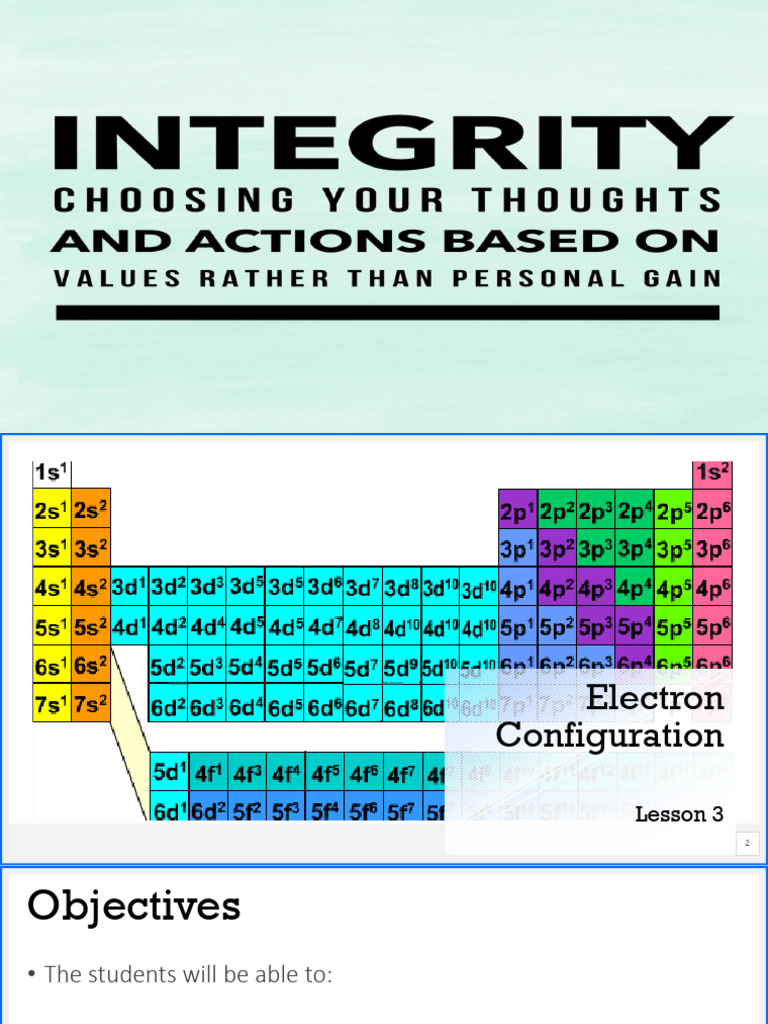 3 Electron Configuration Pdf Electron Configuration Atomic Orbital