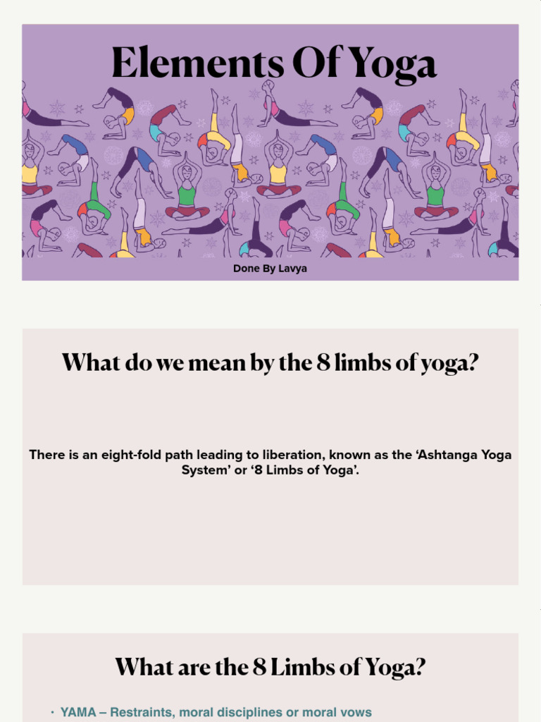 Elements of Yoga | PDF | Asana | Yoga