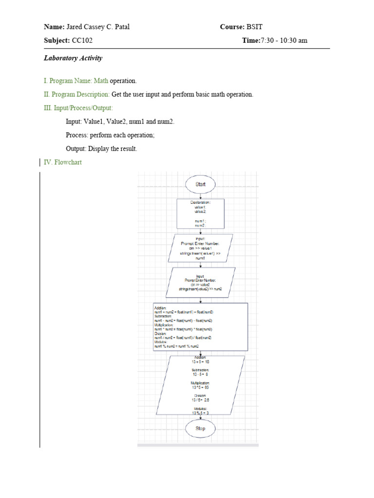 Math Operation | PDF