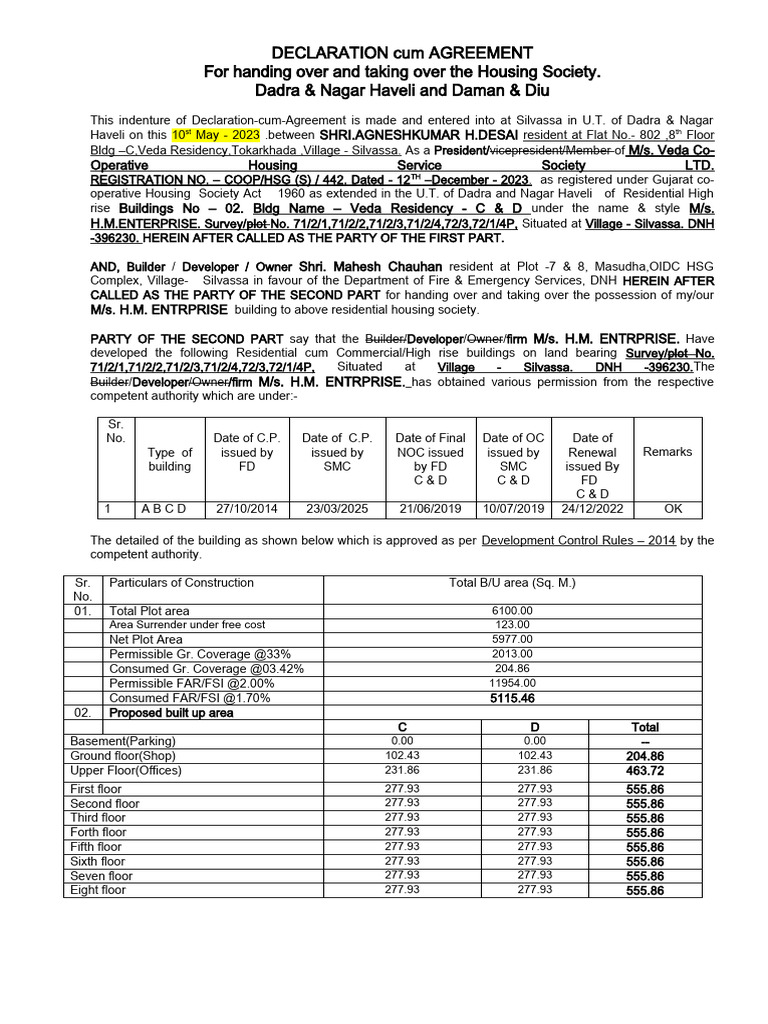 Declaration Form | Download Free PDF | Justice | Crime & Violence