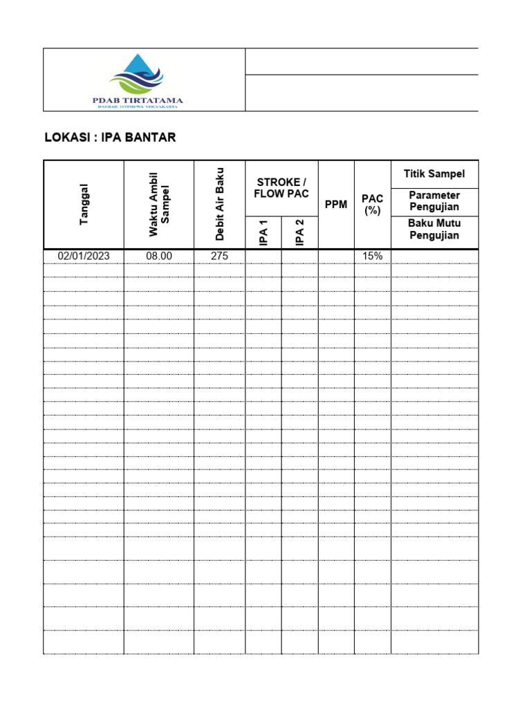 Form Cek Fisik | PDF