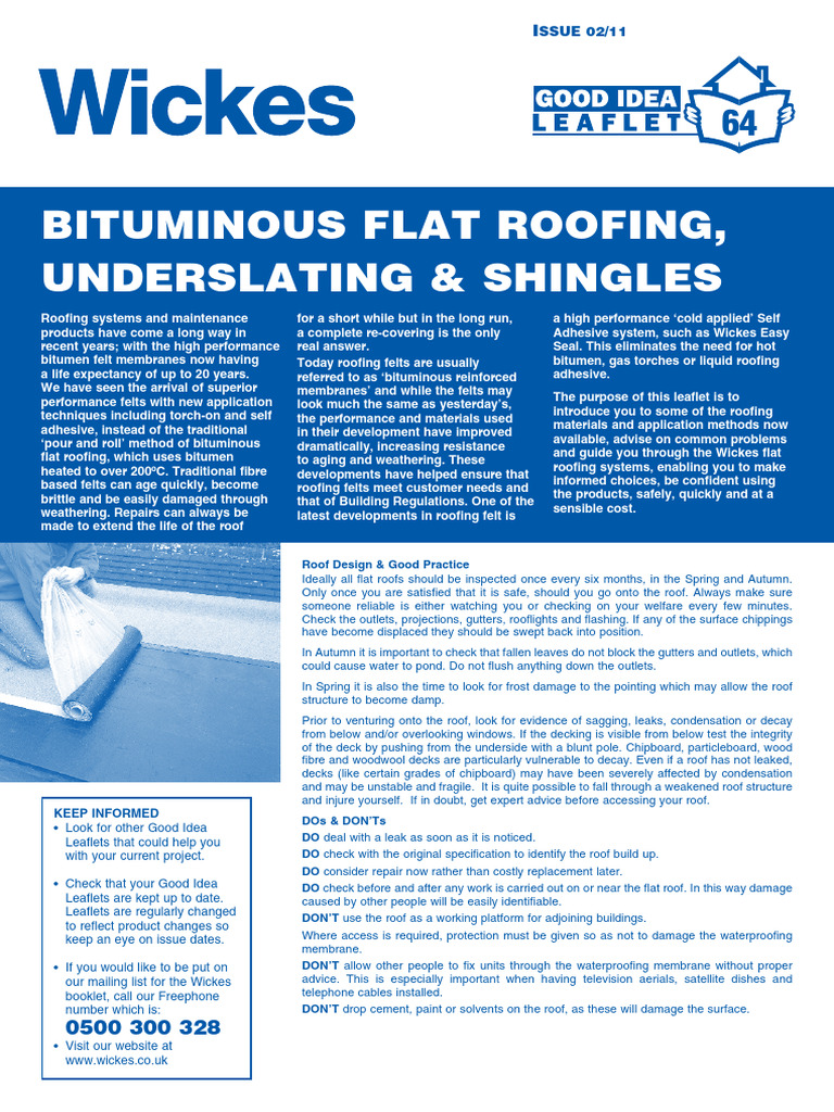 flat-roof-guide | PDF | Roof | Building Engineering