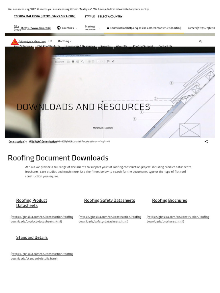 Document Downloads for Flat Roofing - Sika Roofing _ Sika UK | PDF