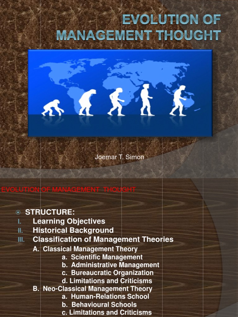 Evolution of Management | PDF | Interpersonal Relationships ...