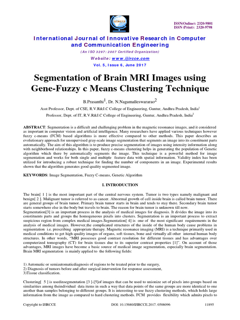Fuzzy Segmentation | PDF | Image Segmentation | Cluster Analysis